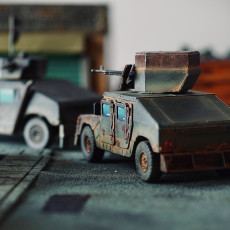 3D Printable 28mm Insurgent Humvee pack by Modern-Miniatures.eu