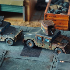 3D Printable 28mm Insurgent Humvee pack by Modern-Miniatures.eu