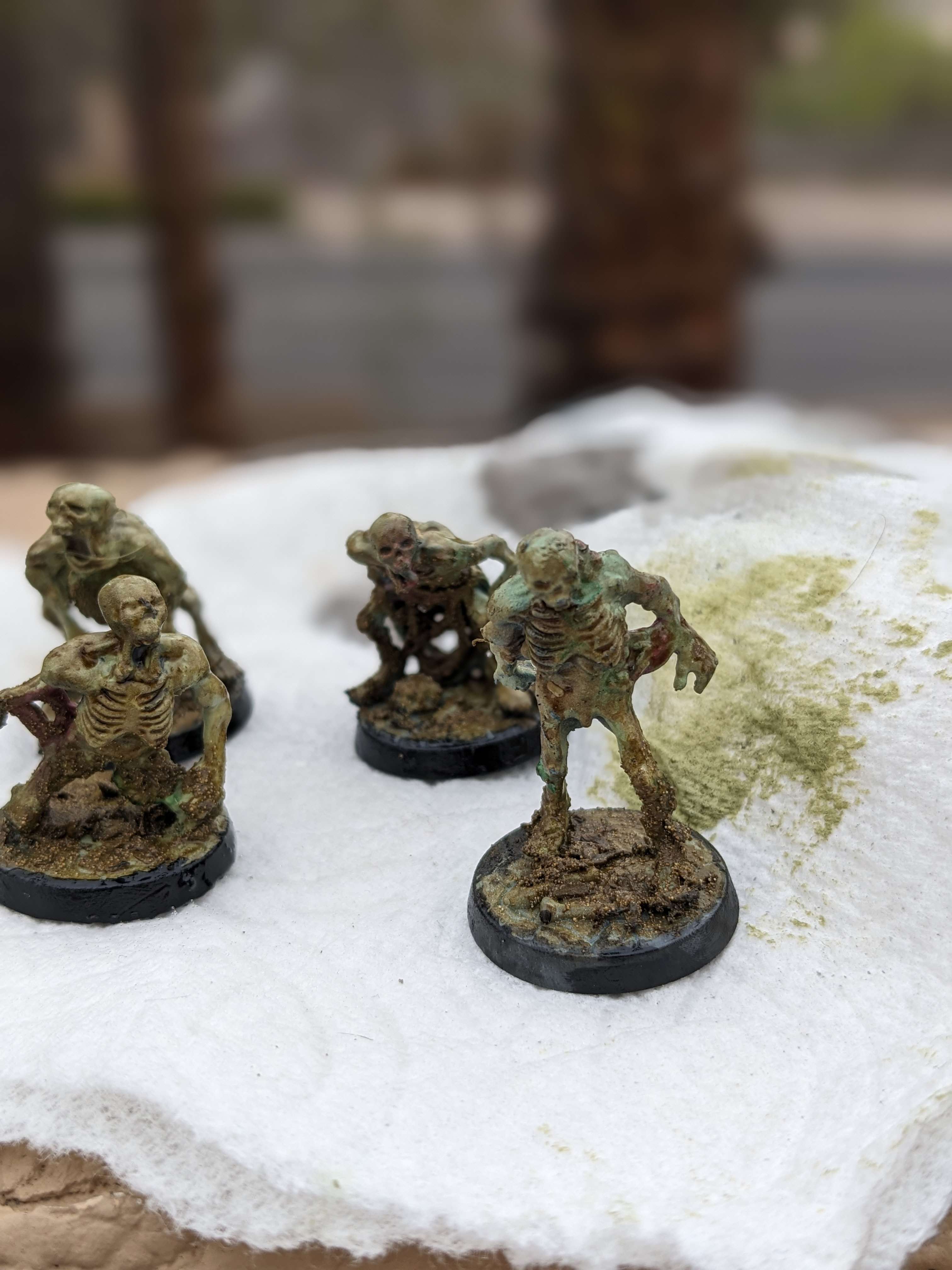 3D Printable 10 Zombghouls by Knucklebones Miniatures