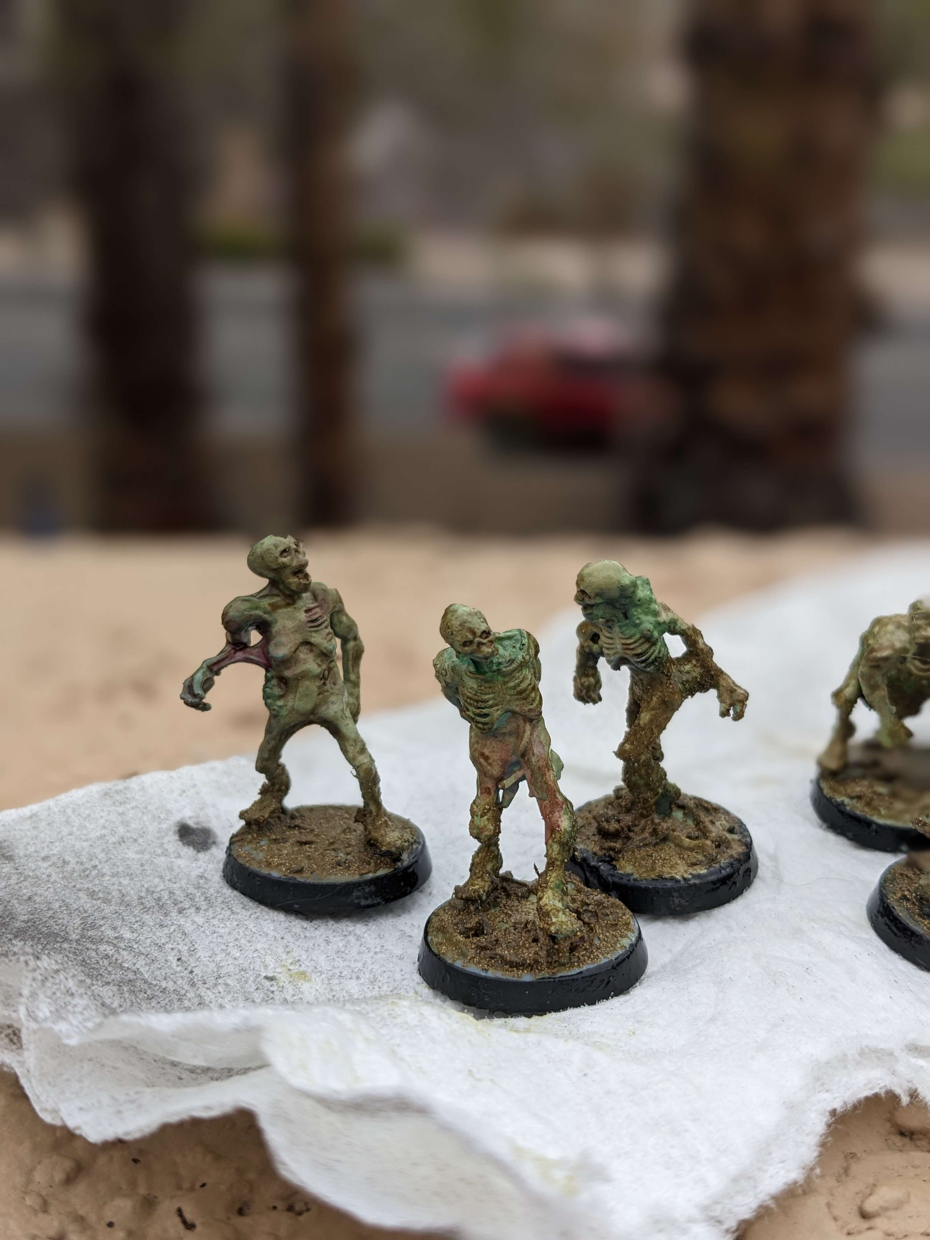 3D Printable 10 Zombghouls by Knucklebones Miniatures
