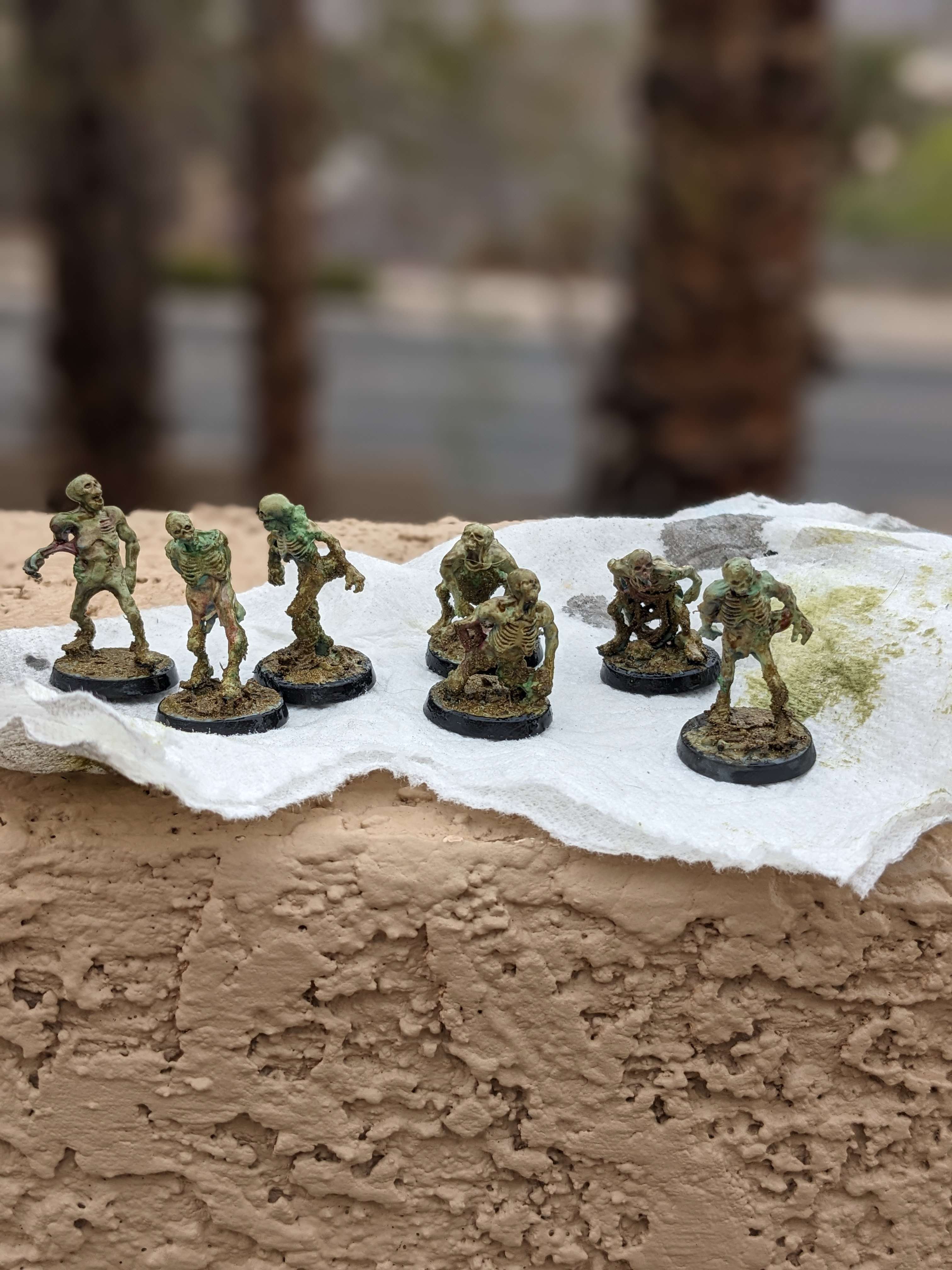 3D Printable 10 Zombghouls by Knucklebones Miniatures