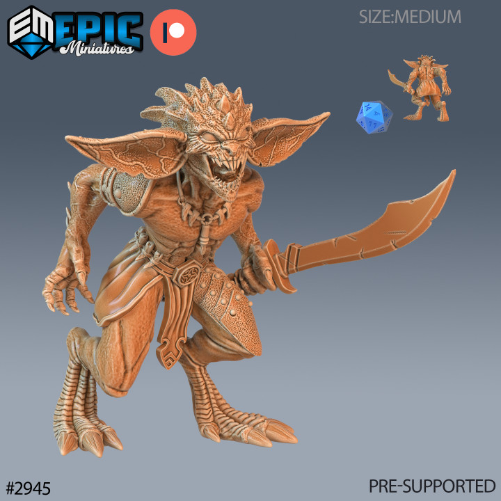 3D Printable Savage Echo Goblin Set / Male Goblinoid / Evil Ogre / Cave Beast / Forest Guard ...