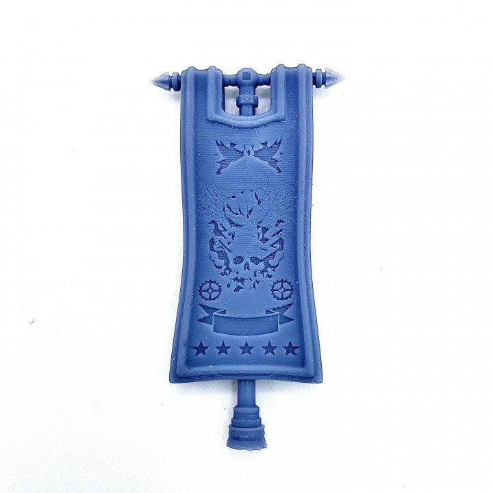 3D Printable Battle Banners by Custom Miniature Maker