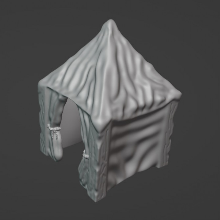 3D Printable Tent 3 - Supportless by Balázs Patonai