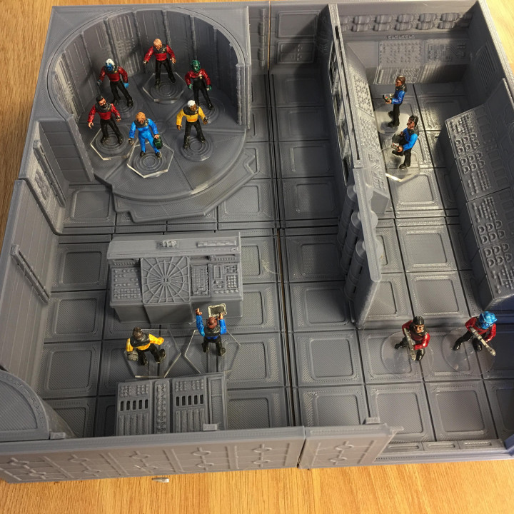 3D Printable Sci Fi Transporter Room by Mark