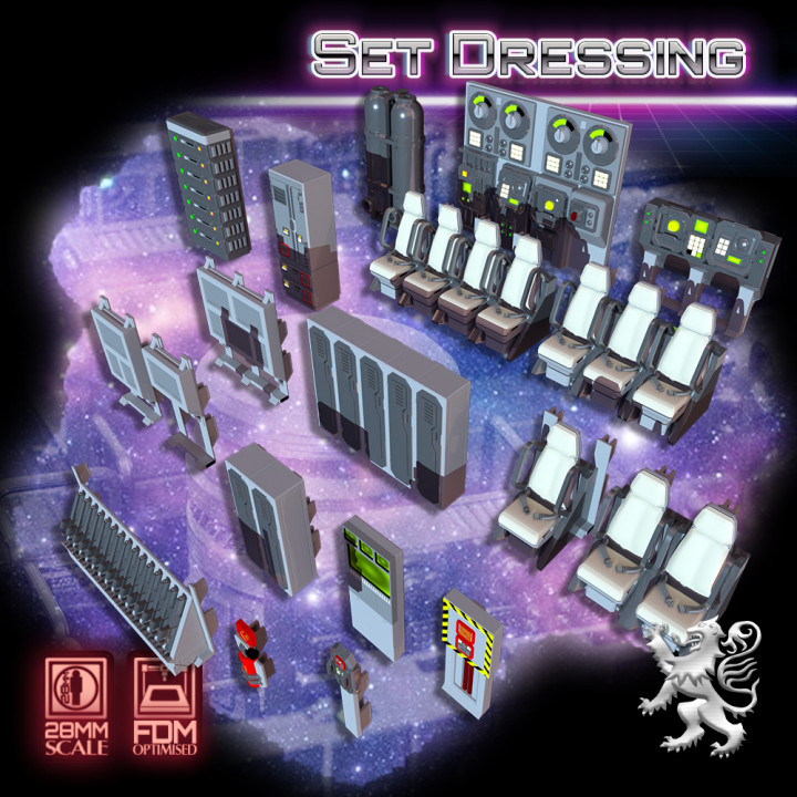 3D Printable Set Dressing by 2nd Dynasty