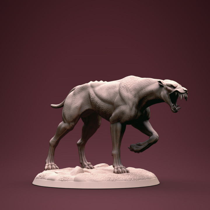 3D Printable Evil dog 1 by clynche art