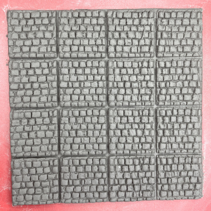 3D Printable Cobblestone Texture Roller by Custom Miniature Maker