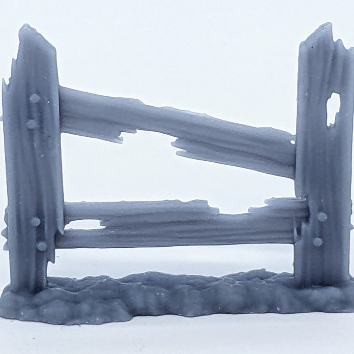 3D Printable Fence Post Set by Custom Miniature Maker