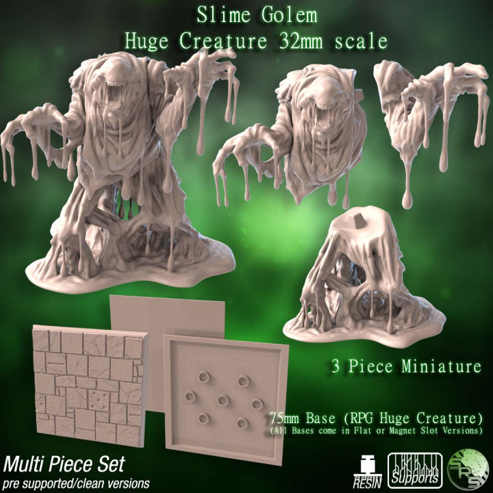 3D Printable Dungeon Slime All-In Pledge by SRS Studios