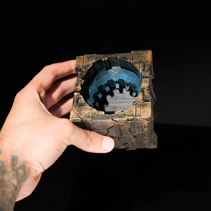 3D Printable Alien Artifact Puzzle by Stlflix