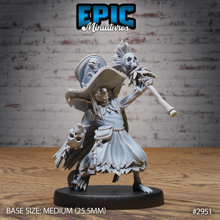 3D Printable Voodoo Goblin Victory / Male Necromancer Goblinoid / Ogre ...