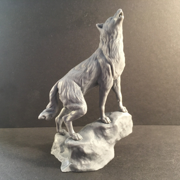 3D Printable Wolf (Forest animal) by Animals & Creatures Minis