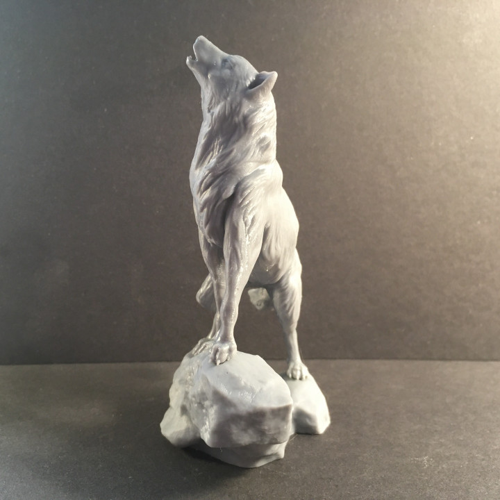 3D Printable Wolf (Forest animal) by Animals & Creatures Minis