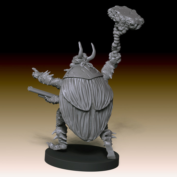 3D Printable Croachlings "C'Roach Commander", cockroach warlord by Dark ...