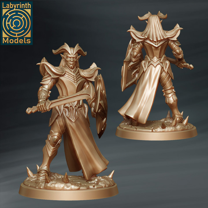 3D Printable Abyss Knights - 32mm scale by Labyrinth Models