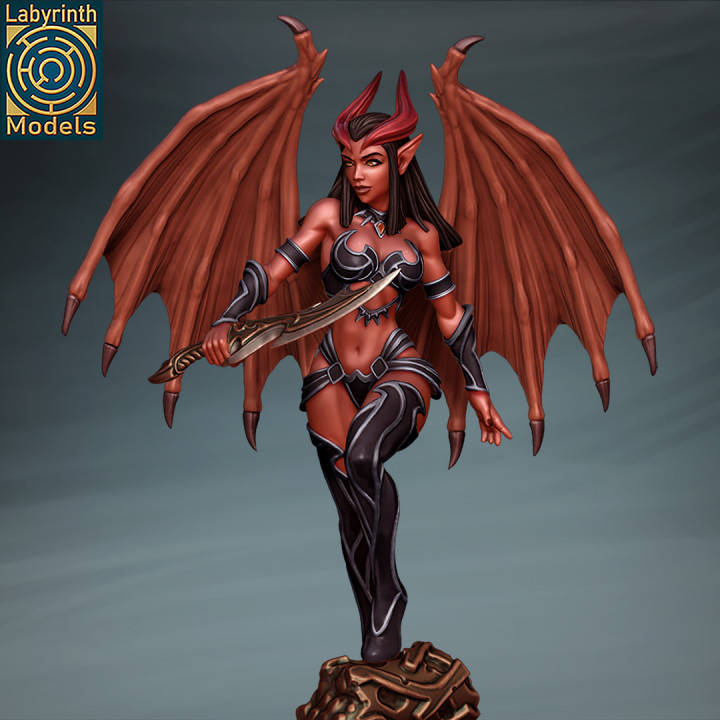 3D Printable Succubi - 32mm scale by Labyrinth Models