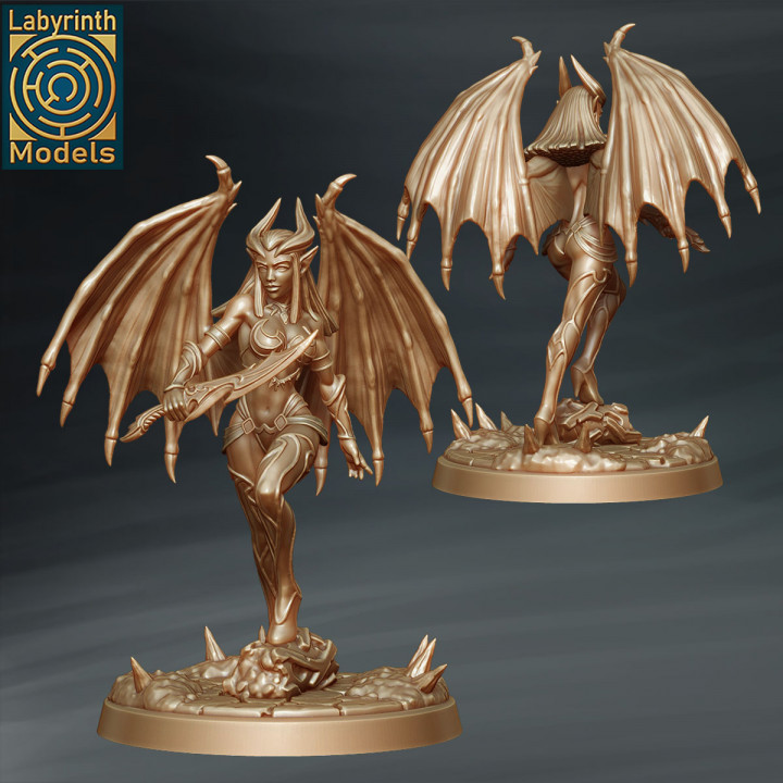 3D Printable Succubi - 32mm scale by Labyrinth Models