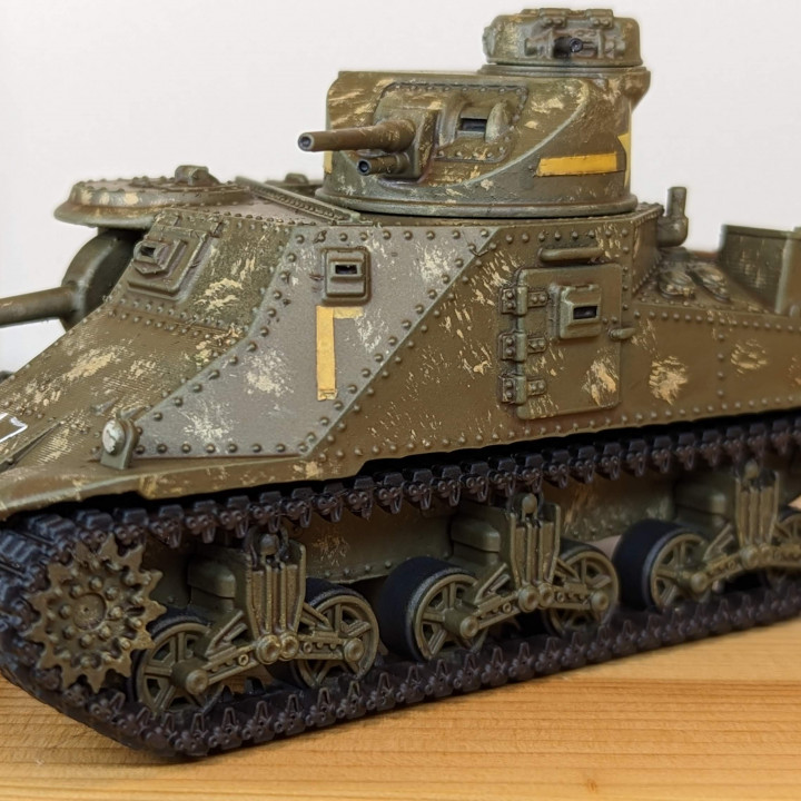 3D Printable M3 LEE Medium Tank (USA, WW2) by Wargame3d