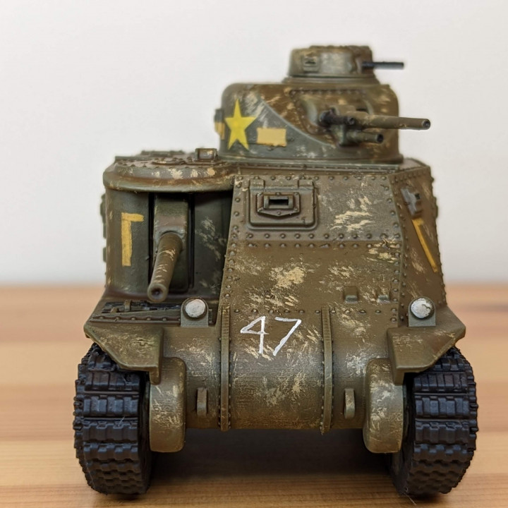 3D Printable M3 LEE Medium Tank (USA, WW2) by Wargame3d