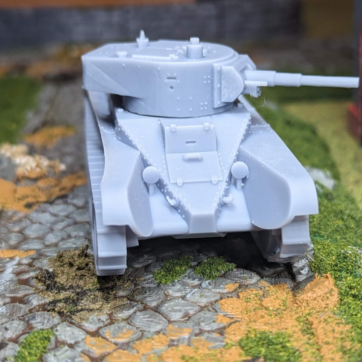 3D Printable Light tank BT-5 (USSR, WW2) by Wargame3d