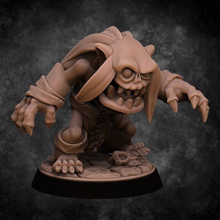 3D Printable Ghoul by Deathpunk Studio