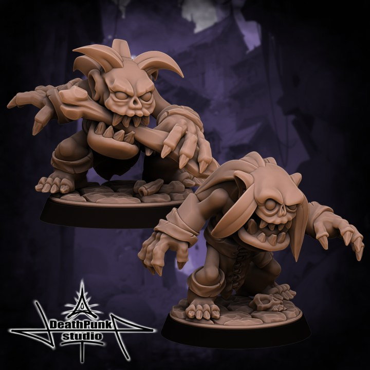 3D Printable Ghoul by Deathpunk Studio