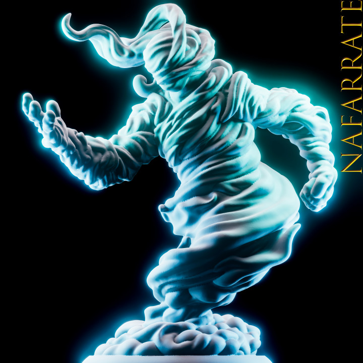 3D Printable Air Elemental by Nafarrate Designs