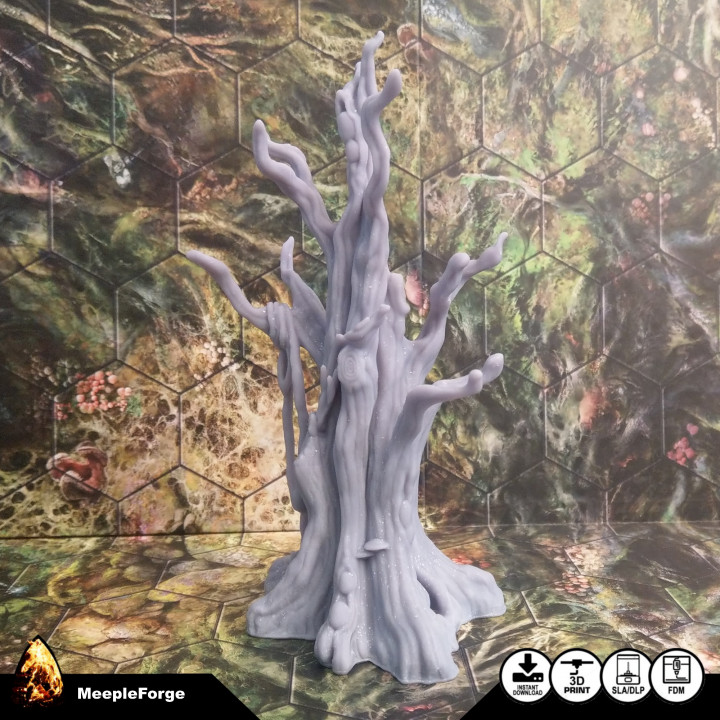 3D Printable Ancient Tree Compatible with Oathsworn DnD and other TTRPG ...