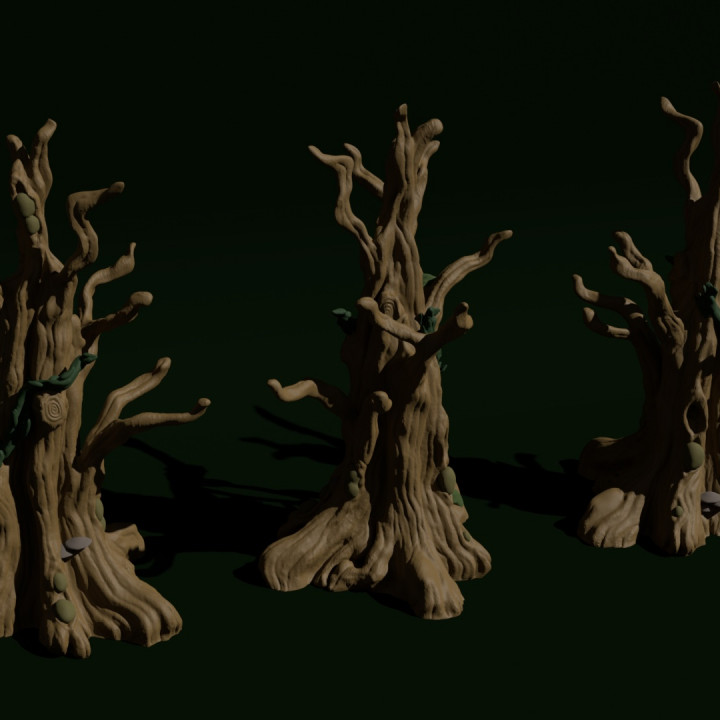 3D Printable Ancient Tree Compatible with Oathsworn DnD and other TTRPG ...
