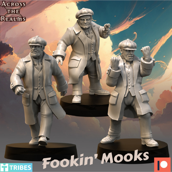 3D Printable Fookin' Mooks by Across the Realms