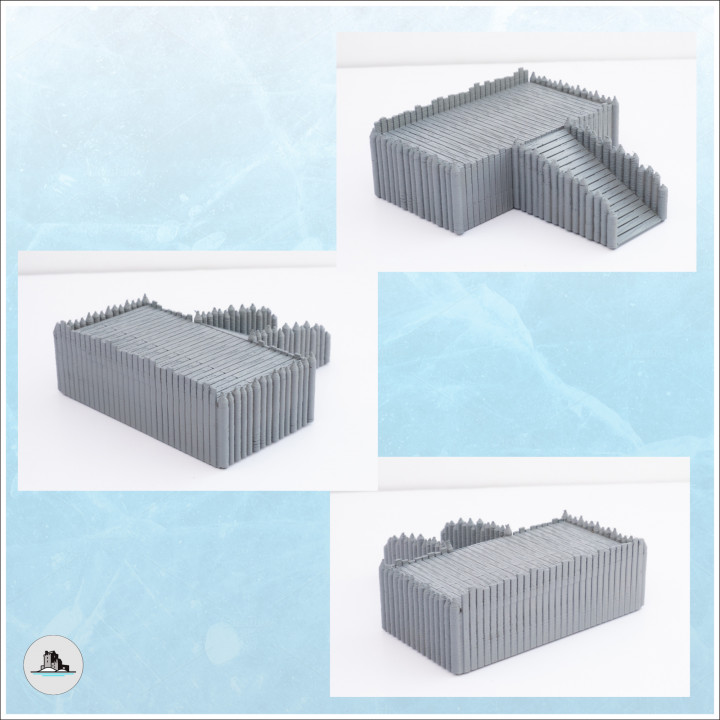 3D Printable Fortification for western guns (Fort Alamo) - USA America ...