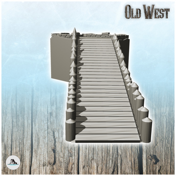 3D Printable Fortification for western guns (Fort Alamo) - USA America ...