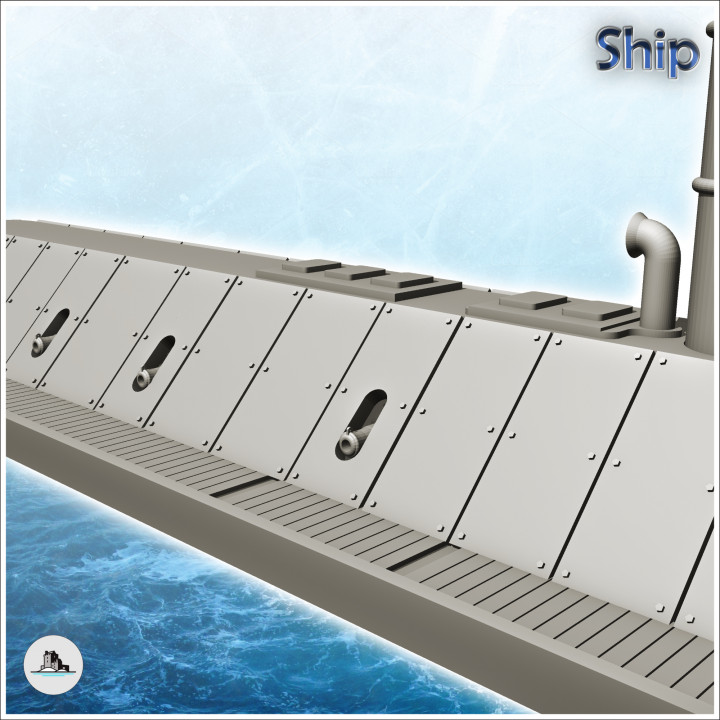 3D Printable CSS Virginia Merrimack 1862 ironclad warship (2) - USA ...