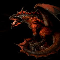 3D Printable Legendary Chromatic Red Dragon by Rescale Miniatures