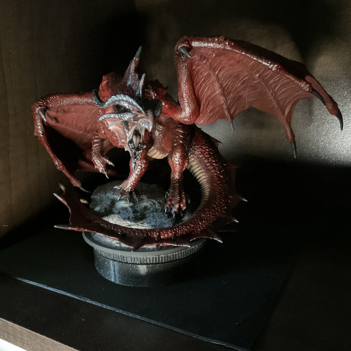 3D Print of Legendary Chromatic Red Dragon by Rdlee