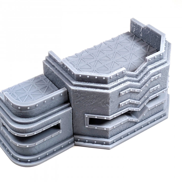 3D Printable Battle Bunker by Custom Miniature Maker