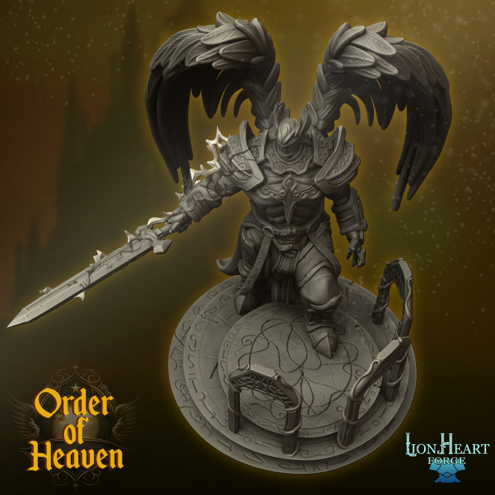 3D Printable Gael, the soul protector by Lion Heart Forge