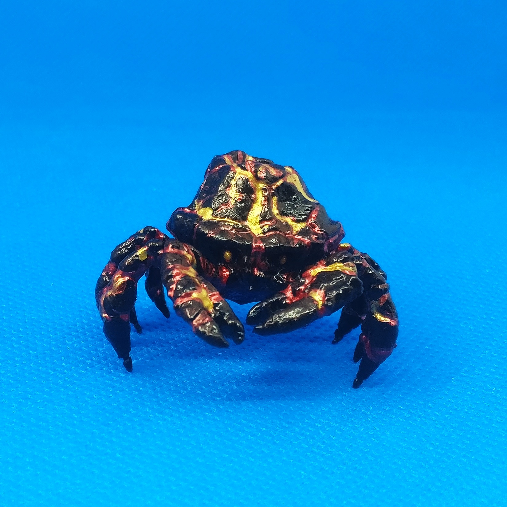 3D Printable Crabo the Magma Crab by Custom Miniature Maker