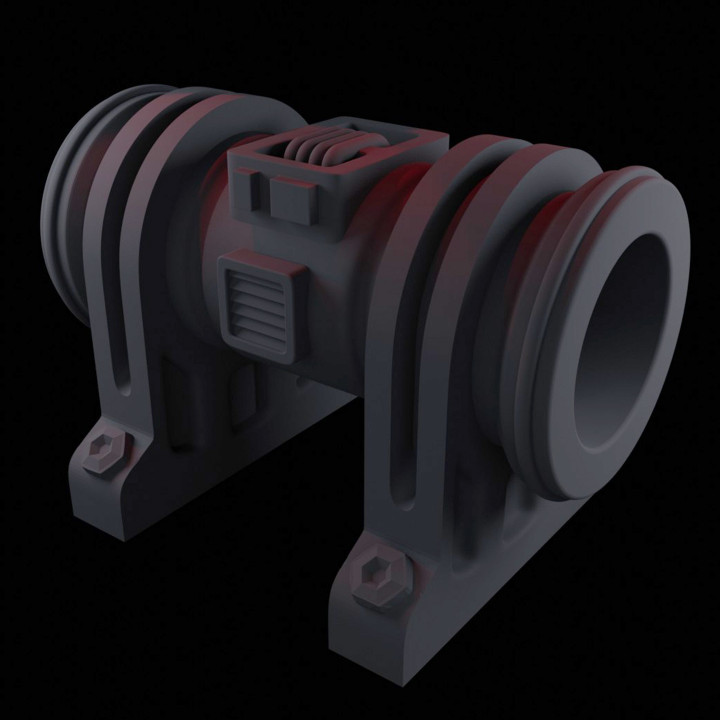 3D Printable Modular Industrial Pipe Set by Custom Miniature Maker