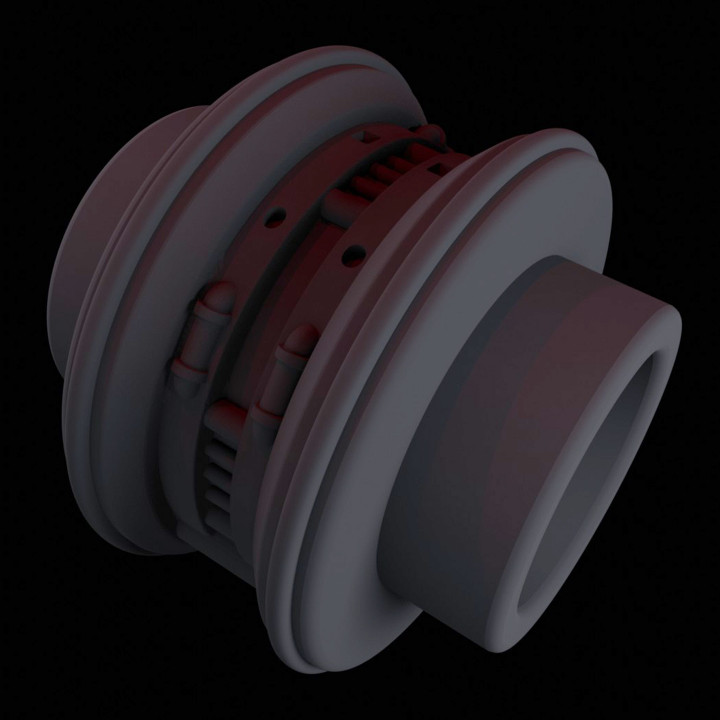 3D Printable Modular Industrial Pipe Set by Custom Miniature Maker