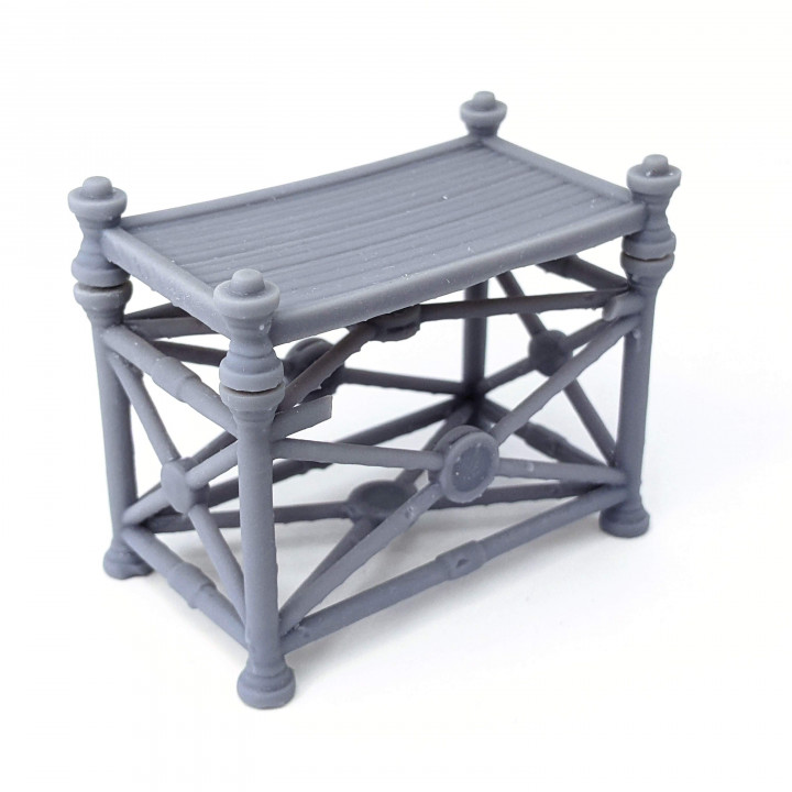 3D Printable Modular Industrial Scaffold Platform by Custom Miniature Maker