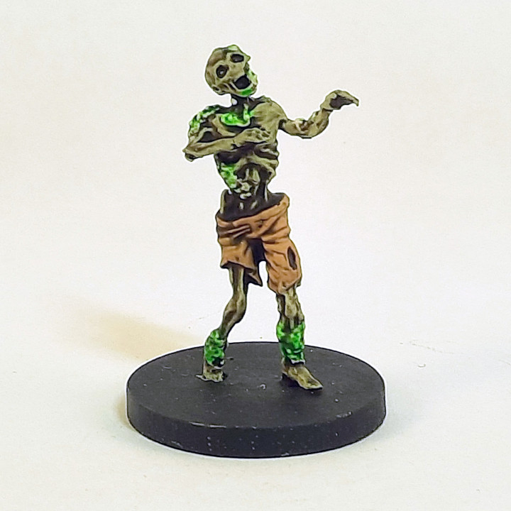 3D Printable Screamers, Pose 1 Fungal Zombie by Dark-Platypus Studio