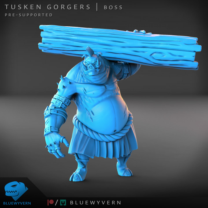 3D Printable Tusken Gorgers - Boss Urken (Early Access Mini) by BlueWyvern
