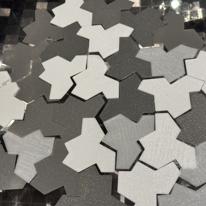 3D Printable Hat Polykite, the First Aperiodic Monotile by Maker Wiz