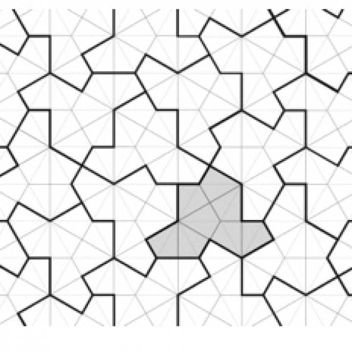 3D Printable Hat Polykite, the First Aperiodic Monotile by Maker Wiz