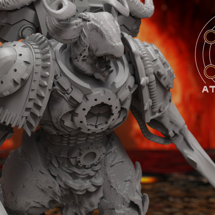 3D Printable Hades Accursed by Atlan Forge
