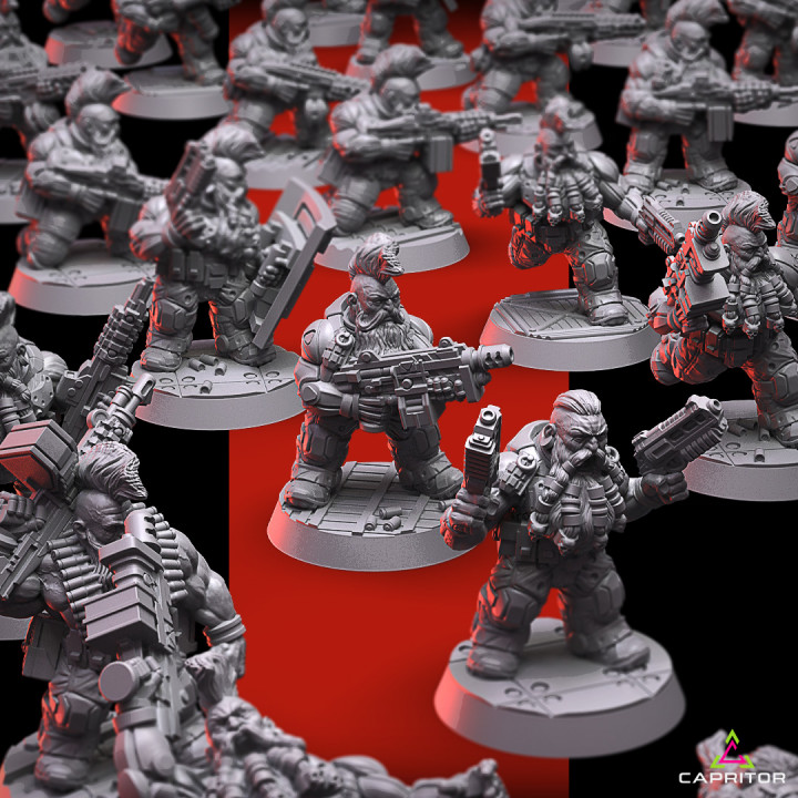 Téléchargement "Tactical Space Dwarf Army - All 10 Squads + Extras ...