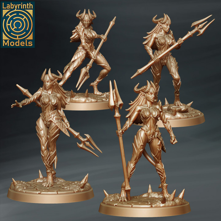 3D Printable Umbrals - 32mm scale by Labyrinth Models