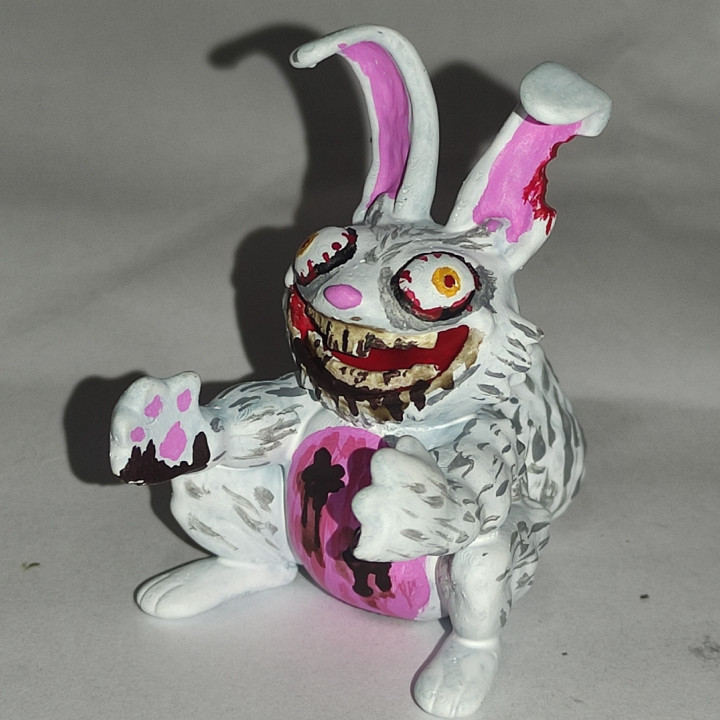 3D Printable CHOCALATE CREEPY RABBIT GRAB EGG by Juacolin Alejandro ...